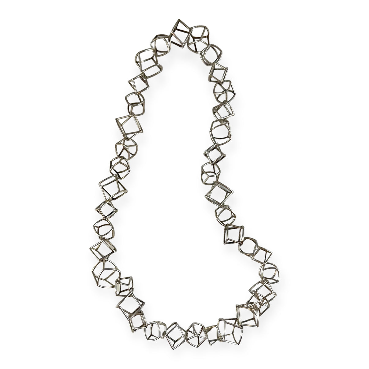 TIFFANY & CO Frank Gehry Torque Link Necklace 925 – More Than You Can ...